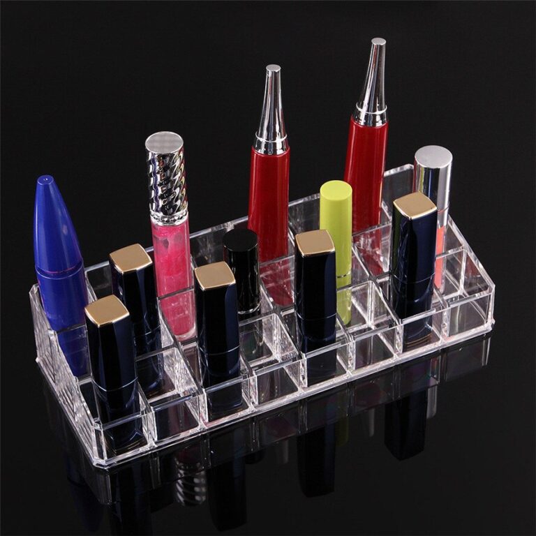 Hellolovely makeup - Hellolovely Makeup boks til 24 stk læbestifter i akryl